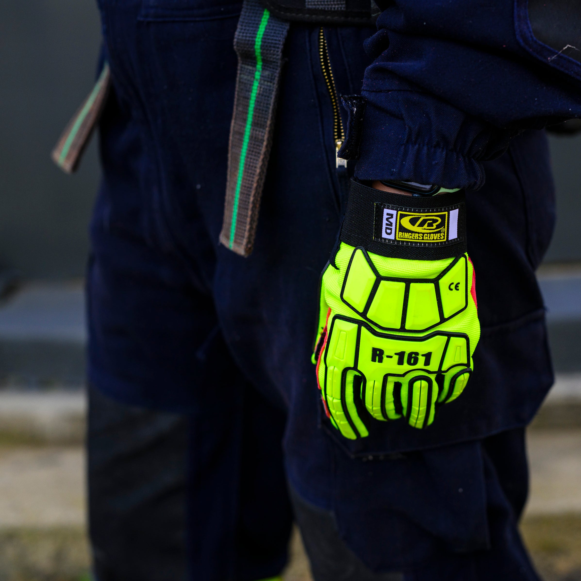 Rope Rescue Gloves (Ringers Super-Hero High Vis) — ISH24 Safety and ...
